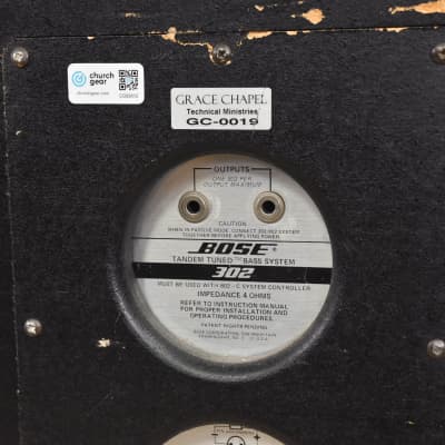 Bose 302 Tandem Tuned Bass System (church owned) *ASK FOR | Reverb