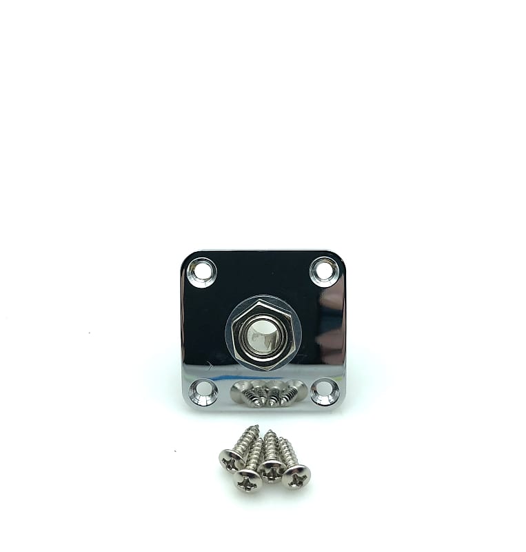 Gotoh Les Paul Style Jack Plate w/Switchcraft Jack & Hardware | Reverb