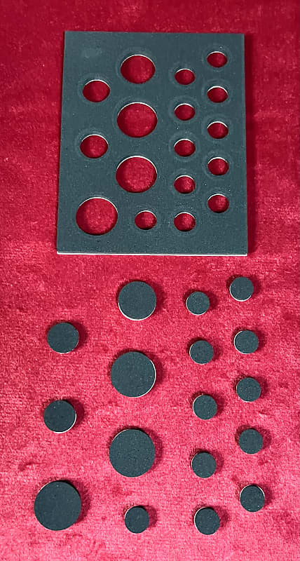 Neoprene Foam Black Clarinet Pad Set w/ adhesive! 🔥 17 pads | Reverb