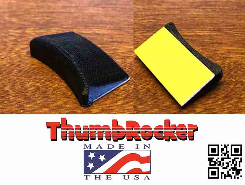 ThumbRocker Bass Thumb Rest ThumbRest- Tape Mount - Self | Reverb