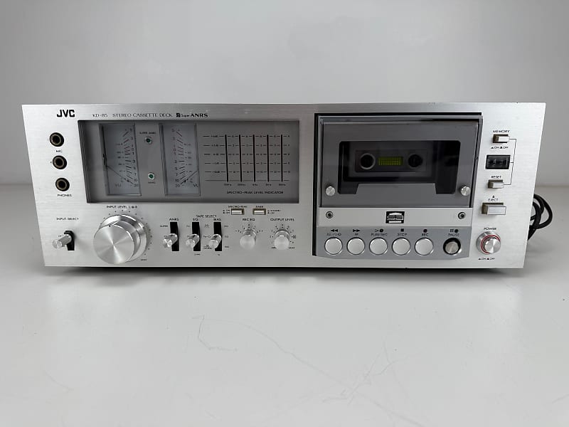 JVC KD - 85 Stereo Cassette Deck - With spectrum analyzer | Reverb