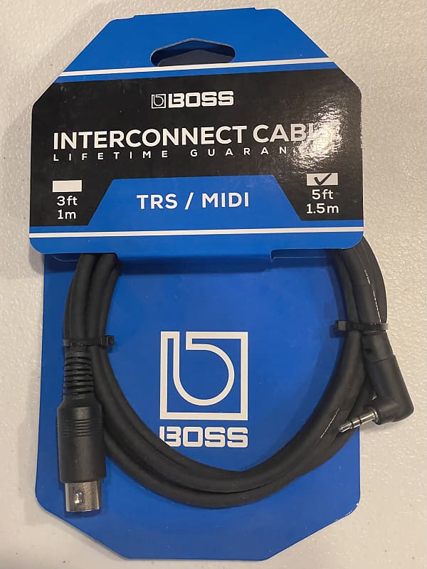 Boss Interconnect Cable trs/midi 5’ 2020 | Reverb