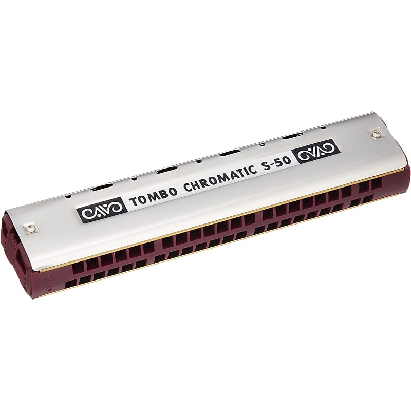 Tombo Chromatic Single S-50 Harmonica | Reverb