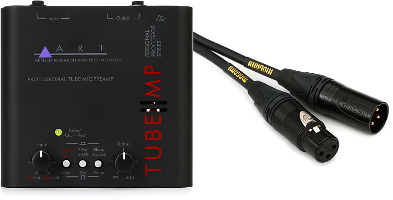 ART Tube MP Microphone Preamp Bundle with Mogami Gold Studio | Reverb