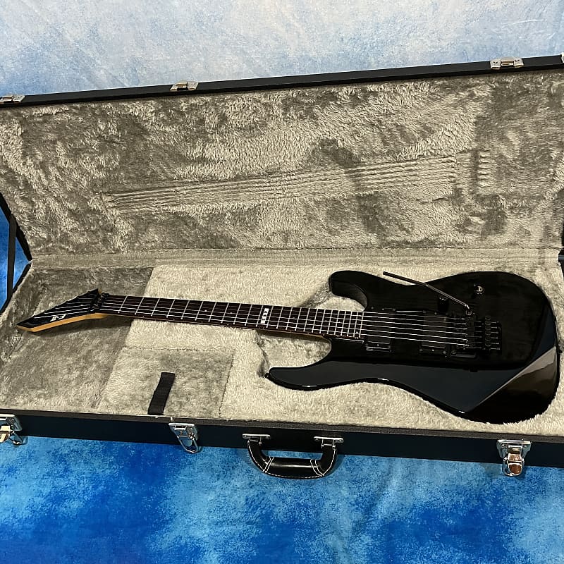 ESP E-II M-II 2015 Neck Thru Black W/Hard Case Made in Japan | Reverb