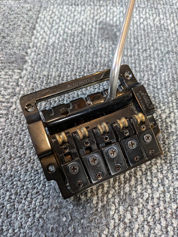 Kahler 5-String Bass Tremolo Bridge c1980s Black #326145 | Reverb
