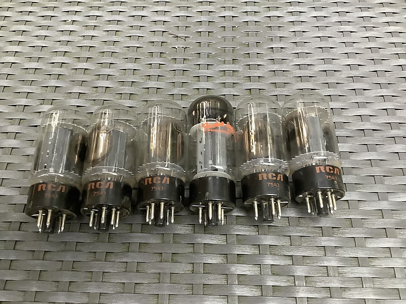 6 x RCA 6L6GC Black Plate tube vacuum tubes / Vintage / made | Reverb