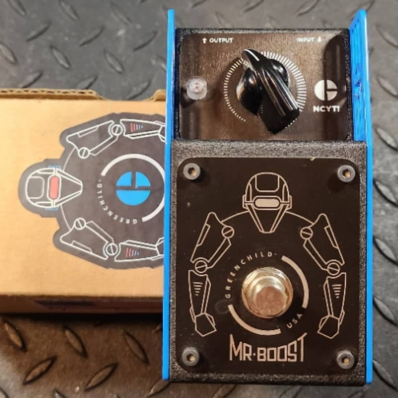 Greenchild Mr Boost Recent - Blue Black | Reverb