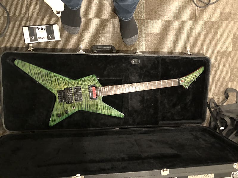 Warmoth Star Green flamed maple | Reverb Canada