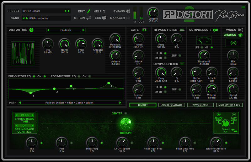 Rob Papen RP Distort 2 - Distortion Plug-In | Reverb