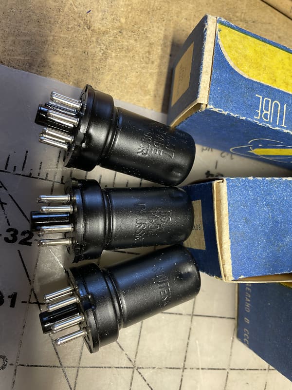 Trio of Sovtek 6SJ7 pentode tubes | Reverb