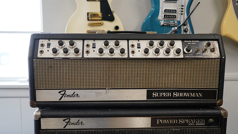 Fender Super Showman SS-1000 Solid State Amp Head & Power | Reverb