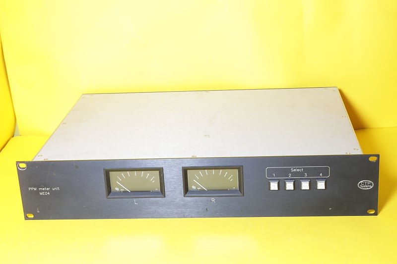 CTP systems Stereo PPM analogue audio monitor (4 stereo XLR | Reverb