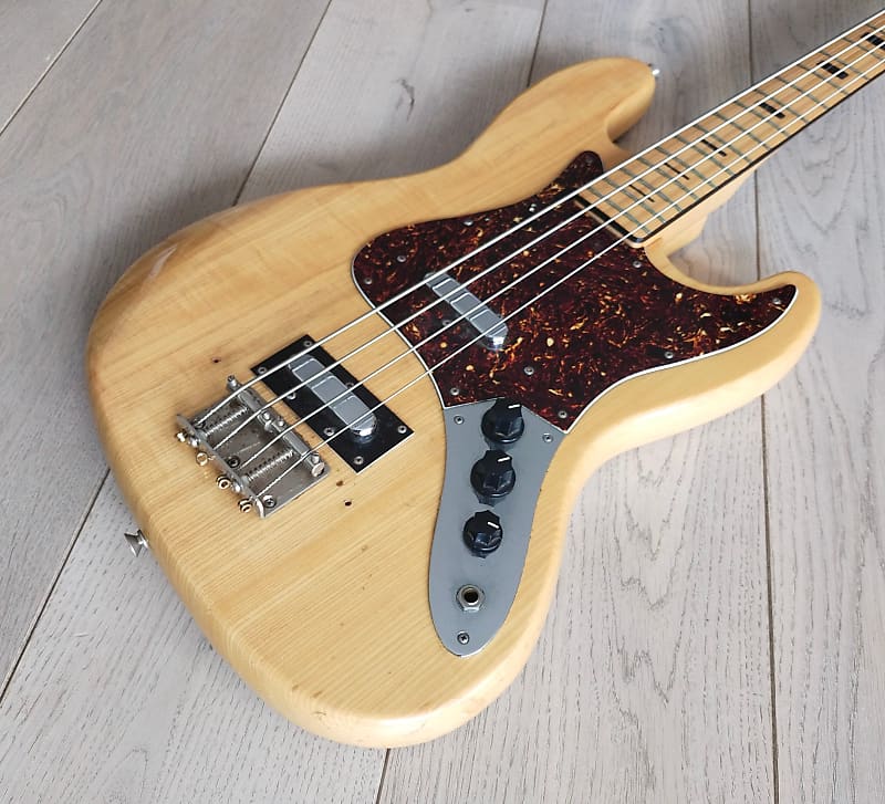 Maya Jazz Bass 1970s Natural | Reverb