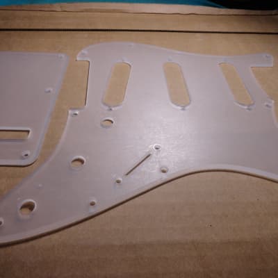 Unknown Strat Style Clear Pickguard | Reverb