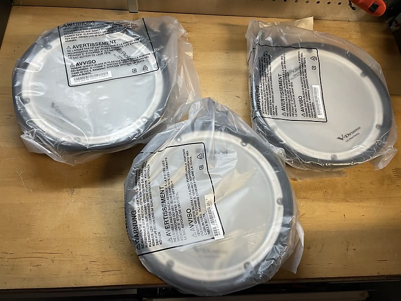 Roland PDX-8 Dual Trigger Mesh Head V-Drum Pad 3 Pack K5M8024 | Reverb