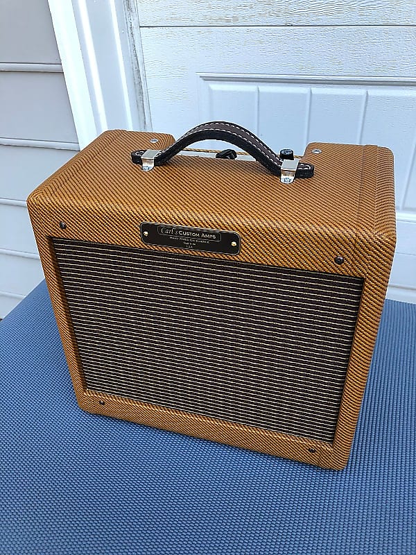 Carl's Custom Amps Tweed 5F1 Champ plus Weber Micro Mass | Reverb