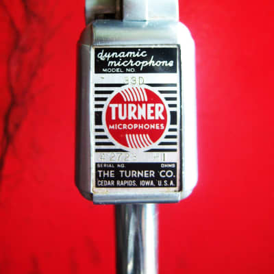 Vintage 1950's Turner 33D dynamic omni-directional microphone | Reverb