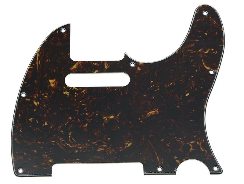 *NEW Dark Brown Tortoise Telecaster PICKGUARD for Fender USA | Reverb