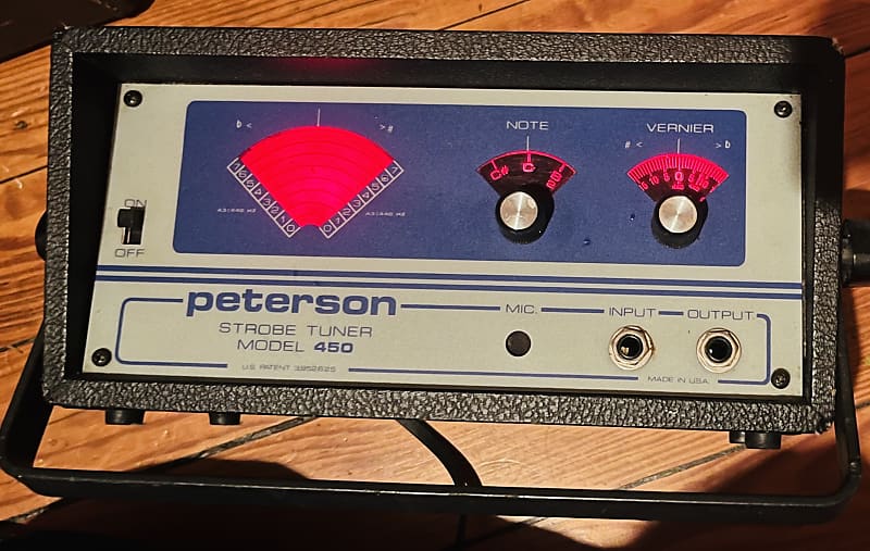 Peterson 450 Strobe Tuner 1980s-1990s | Reverb