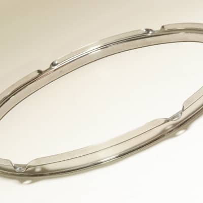 Ludwig Snare Drum Hoops, Nickel Plated Brass, 6 Hole, Top & | Reverb