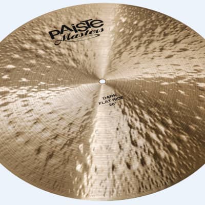 Paiste Masters Dark Flat Ride - 20-inch Bundle with | Reverb