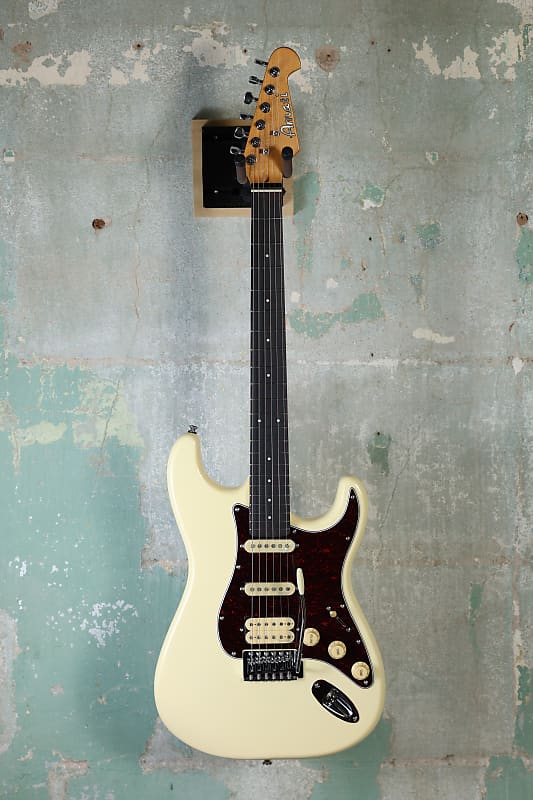 Amati 60STVW HSS Electric Guitar - Vintage White | Reverb