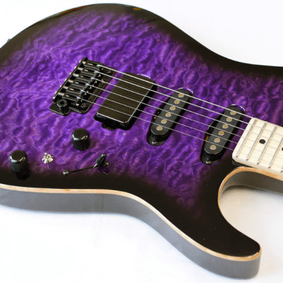 Tom Anderson Drop Top S-Style Trans Purple | Reverb Deutschland