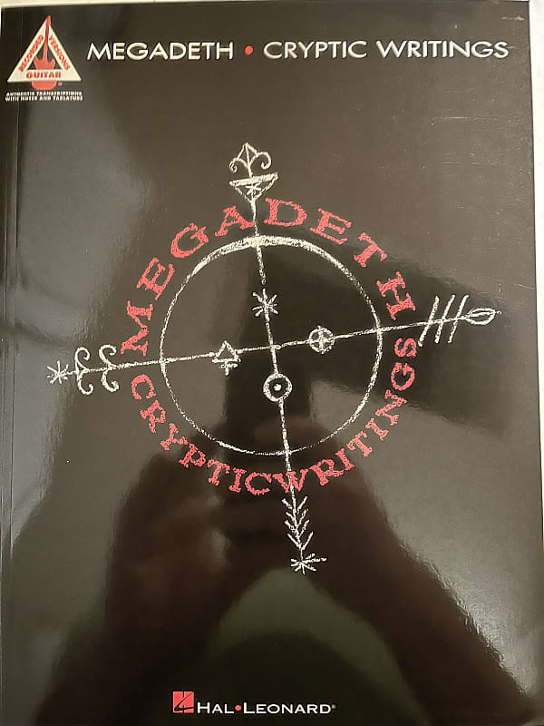 Megadeth - Cryptic Writings - Guitar Tab / Tablature Book | Reverb