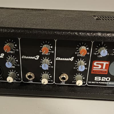 SoundTech 150 Watts Powered Mixer S20 | Reverb