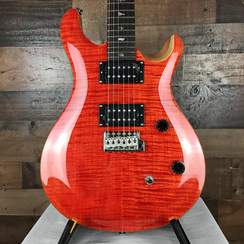 PRS SE CE 24 Electric Guitar with Gig Bag, Blood Orange, Free | Reverb