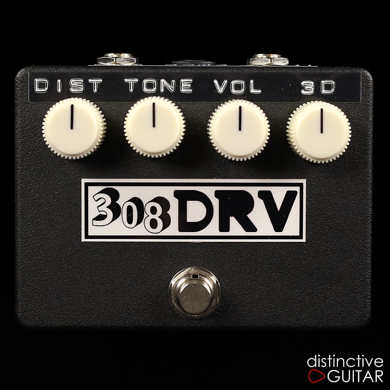 Shin's Music 308 Drive - LM308 Chip Distortion - Black | Reverb