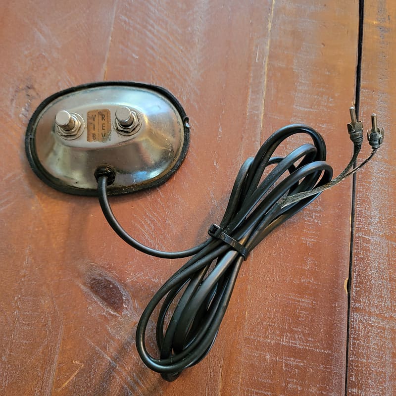 Fender Vintage 2 Button Silverface Footswitch 1960s/70s | Reverb