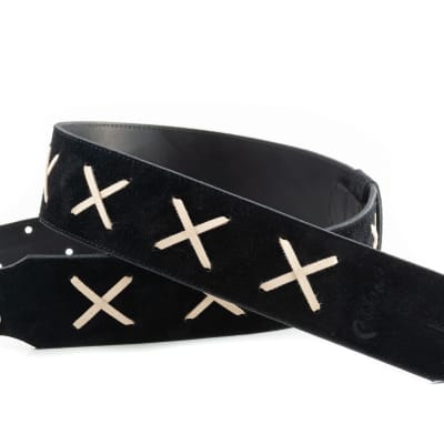 RightOn! Legend JL Python 2.3 inch Vegan Guitar Strap - Black | Reverb