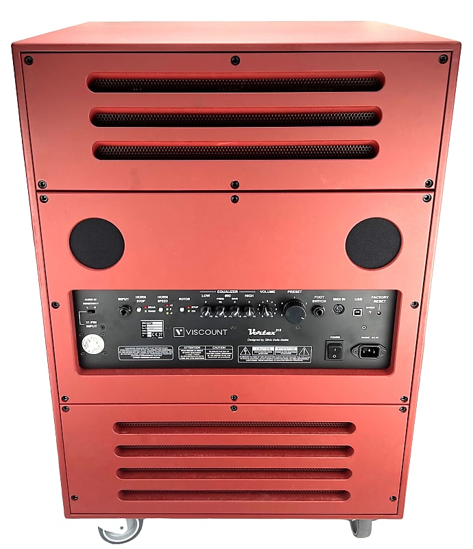 Viscount Legend VORTEX 315 Rotary Keyboard Amplifier - Red | Reverb