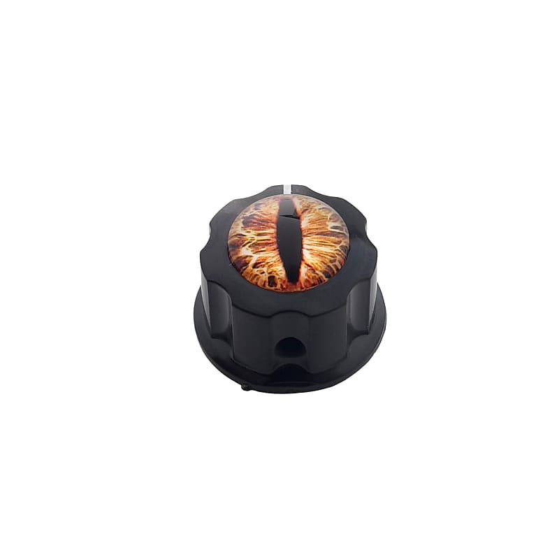 Dragon Eyes (Vipers - Brown - Black) - Custom Guitar Knobs - | Reverb