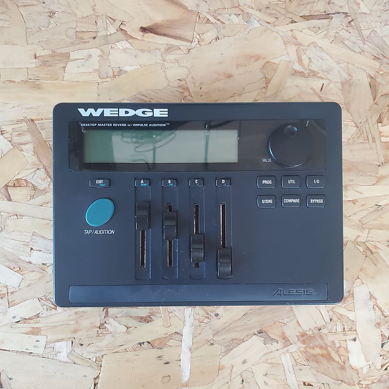 Alesis Wedge Desktop Reverb 1990s - Black | Reverb