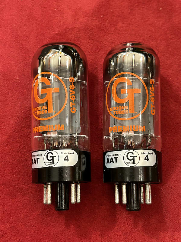 Groove Tubes Premium Matching Pair 6V6-S Amplifier Power | Reverb