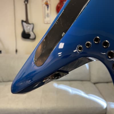 Dean Dime Baby Bolt Blue Lightning | Reverb