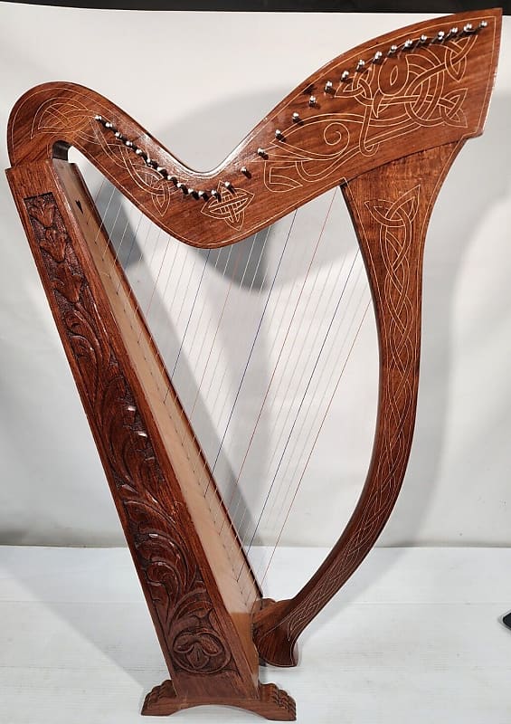 29 String Boru & Trinity Irish Harp Celtic Celtic Irish Harp | Reverb