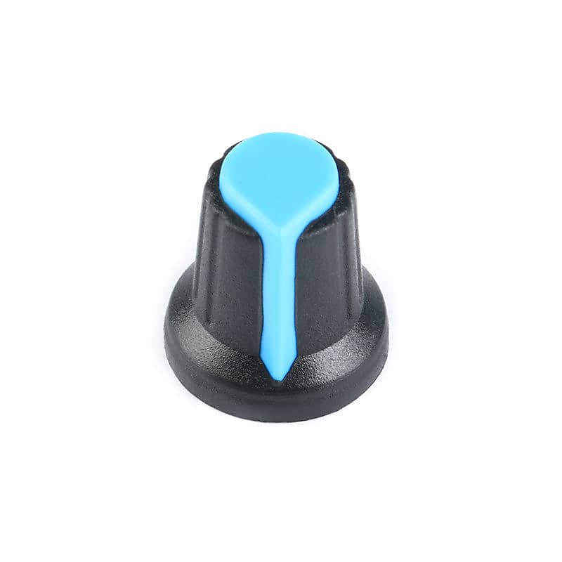 Plastic Potentiometer Cone Mixer Knobs-Blue 2 Knobs | Reverb