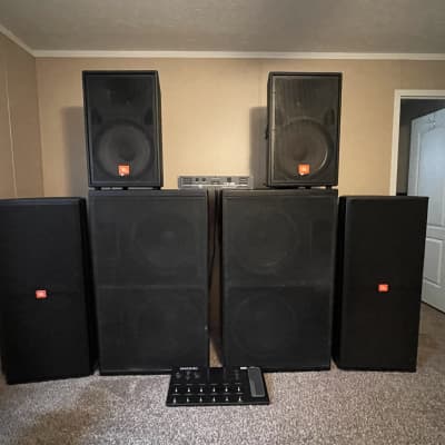 EAW Dual 18” subs + JBL SR 4722 + JBL M-Pro 415 | Reverb