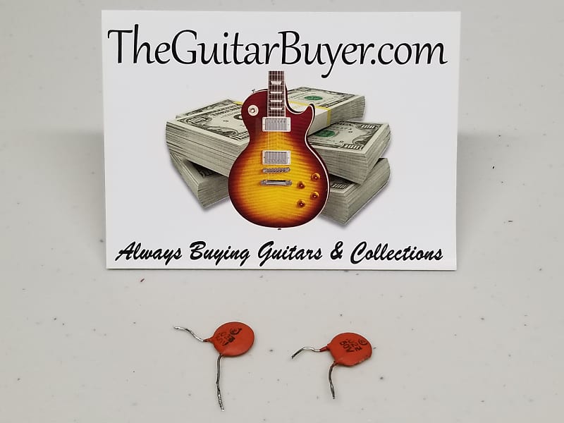 1950s 1960s Sprague Ceramic Caps (2) - For Gibson ES-125, | Reverb