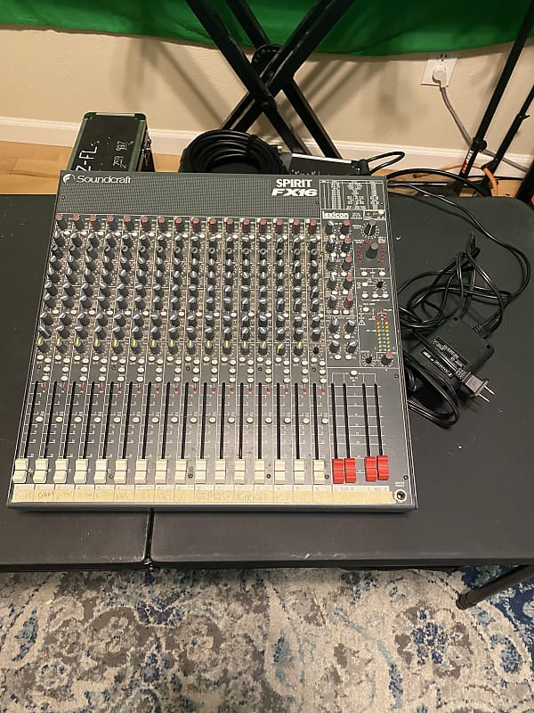 Soundcraft FX16 16 channel mixer with Lexicon FX | Reverb