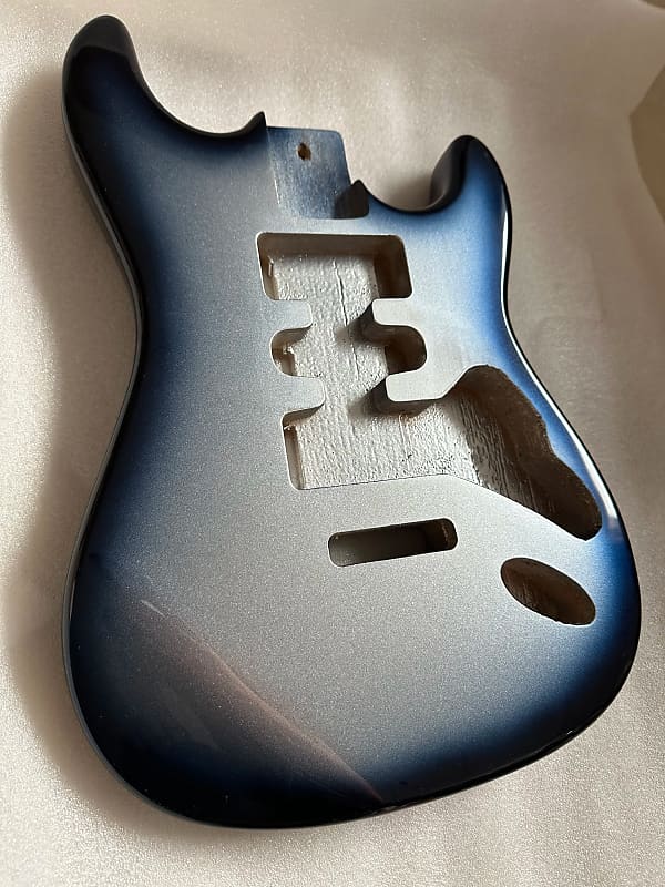 Metallic Blue Guitar HSH Basswood Strat Style | Reverb The Netherlands