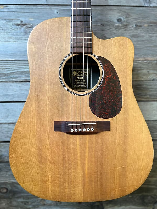 Martin Acoustic guitar Made in Mexico DCX1E 2009 Sitka Spruce | Reverb