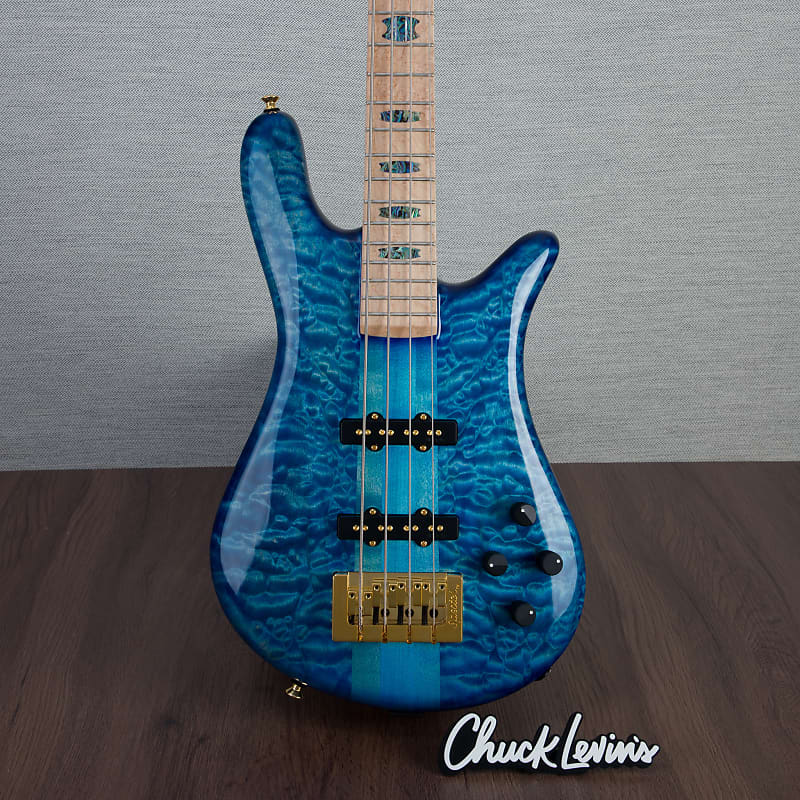 Spector USA Custom NS2 Bass Guitar - Bahama Blue - #1571 | Reverb