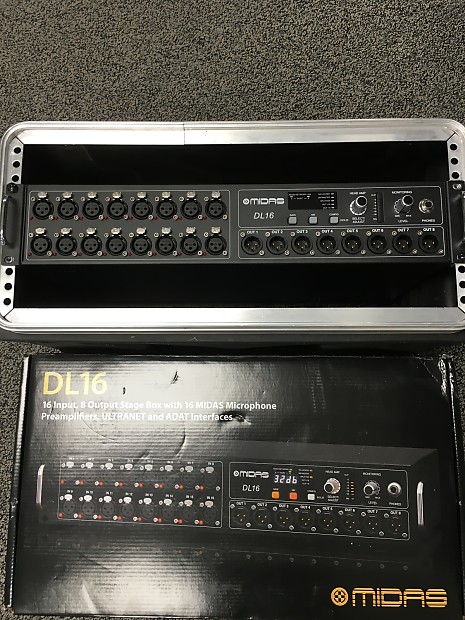 Midas DL16 16-in/8-out Stage Box | Reverb