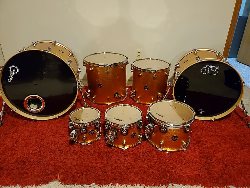 DW Performance Series complete double bass drum shell pack | Reverb
