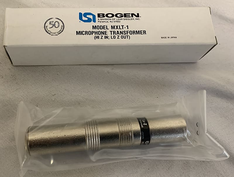 Bogen-Lear Siegler Microphone Transformer MXLT-1 H1 "Z" IN; | Reverb